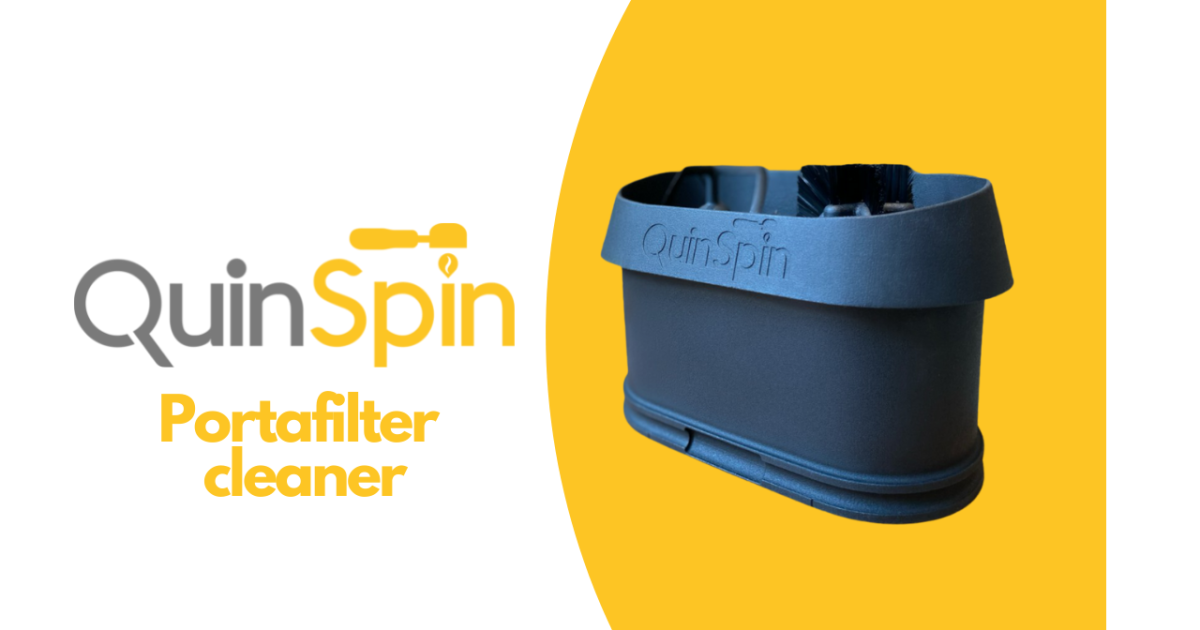 2022 QuinSpin 2.0 HD coffee PORTAFILTER CLEANER | Indiegogo