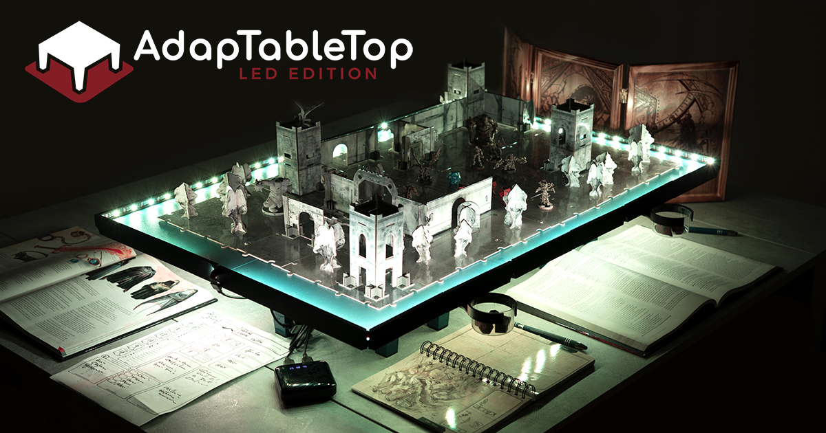 AdapTableTop LED- modular tabletop for boardgamers | Indiegogo