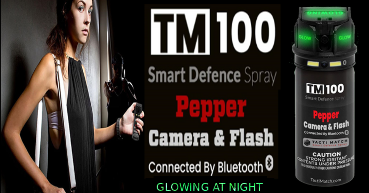 Smart Pepper Spray That Combine Camera & Flash | Indiegogo