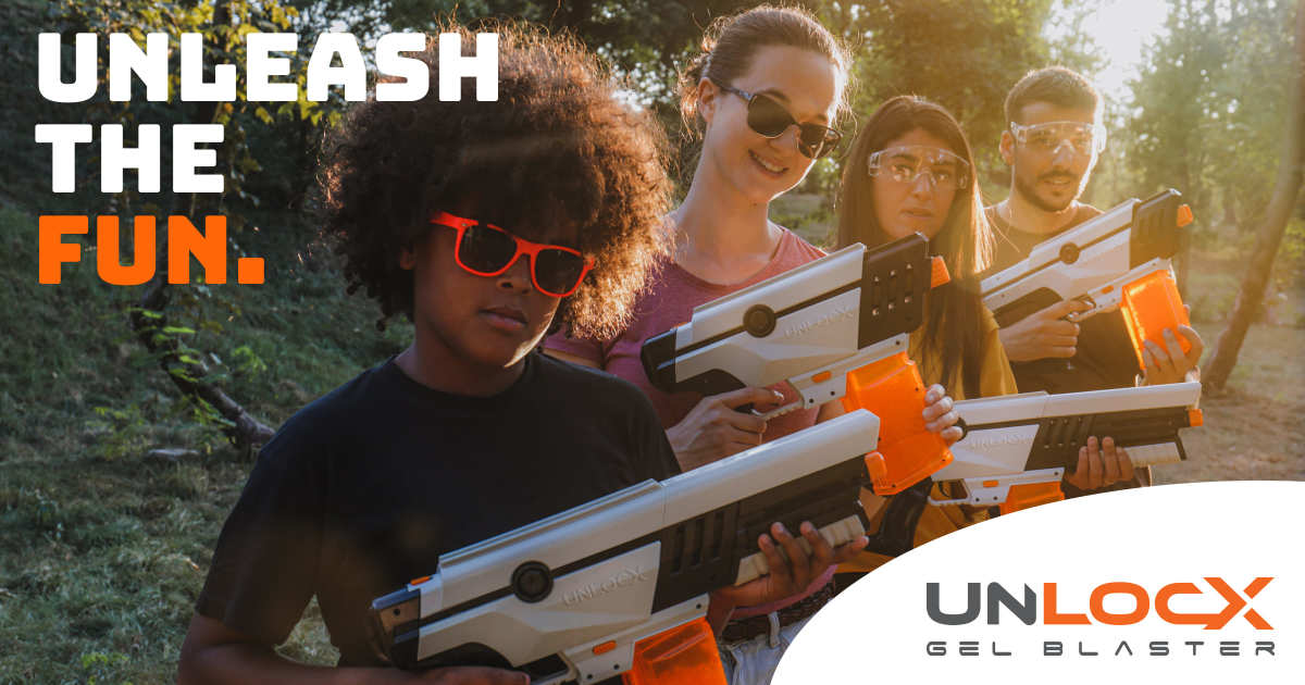 UnlocX Gel Blaster: Ultimate fun right from home | Indiegogo