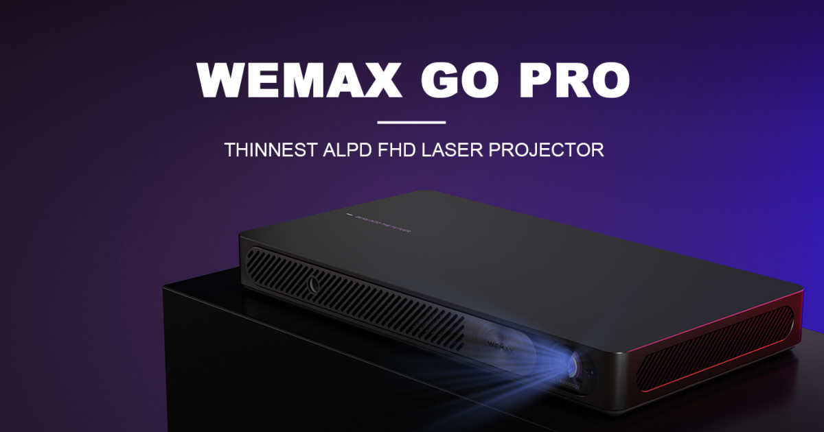 Wemax Go - Thinnest ALPD Smart Laser Projector | Indiegogo