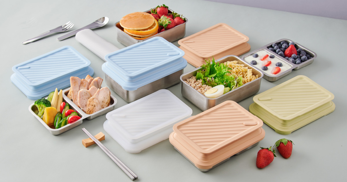 Twin Bento l Stainless Steel Microwavable Box | Indiegogo
