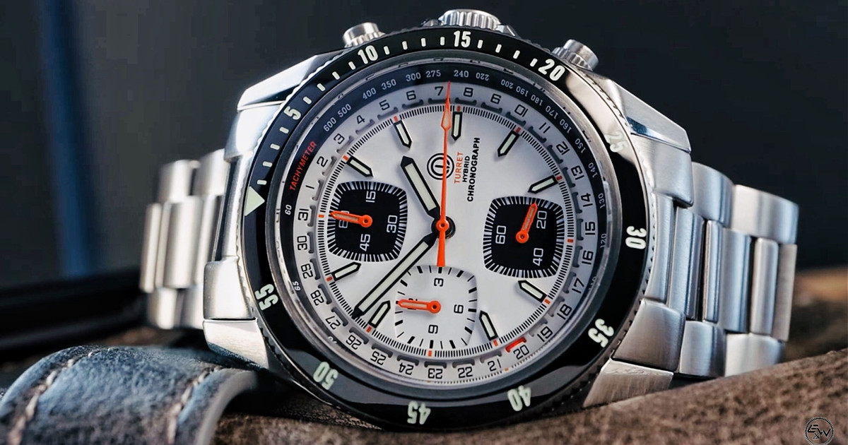 Turret Chronograph Watch With Date Complication | Indiegogo