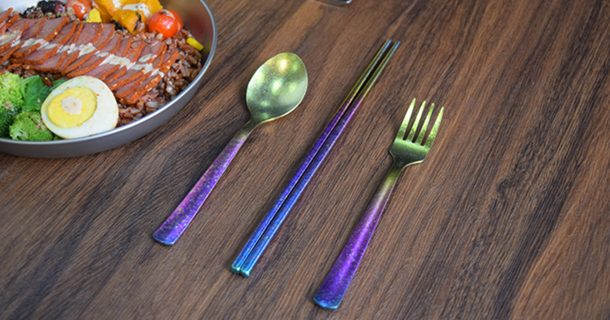 Titanium Cutlery Set 2.0: eco-friendly & hygienic! | Indiegogo