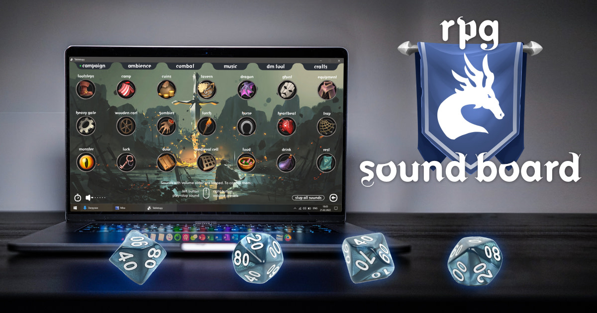 Tabletopy - Soundboard for immersive RPG campaigns | Indiegogo