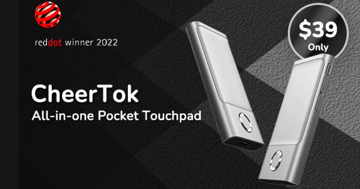CheerTok: All-in-one Pocket Touchpad with Shortcut | Indiegogo
