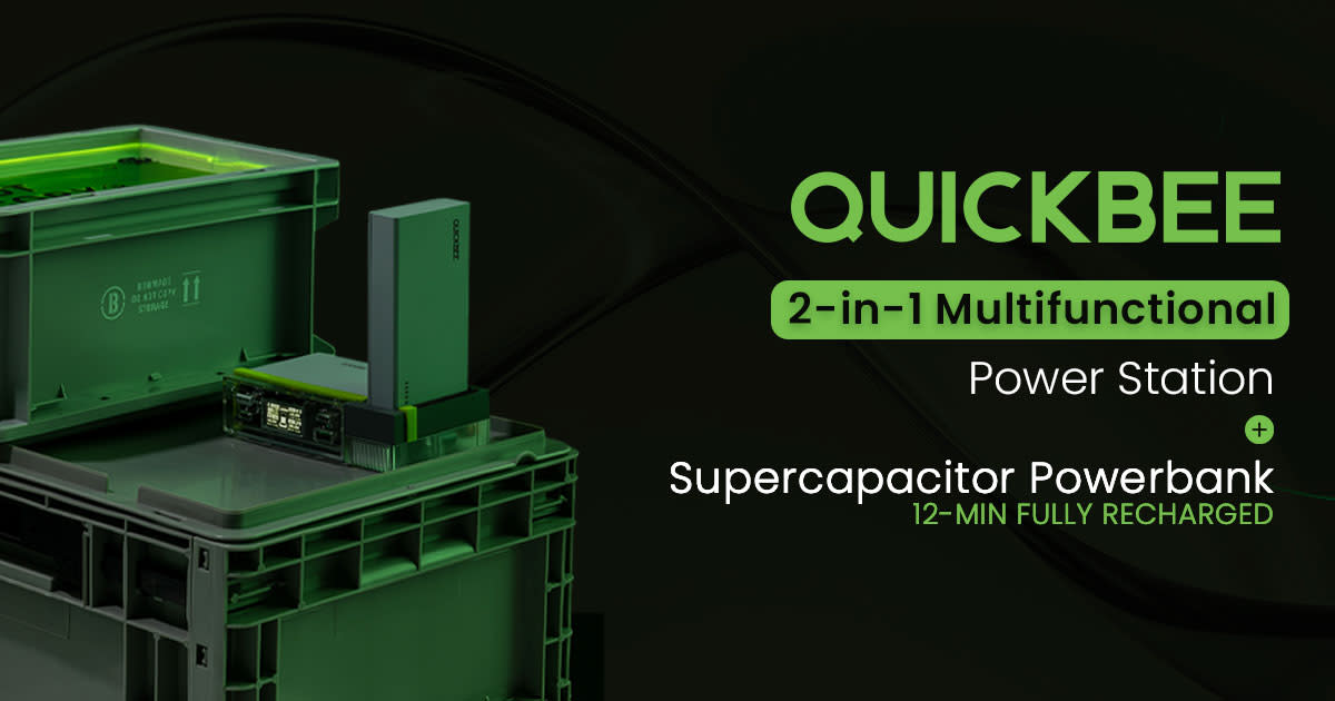TEGIC Quickbee 2in1 Multifunctional Power Station | Indiegogo