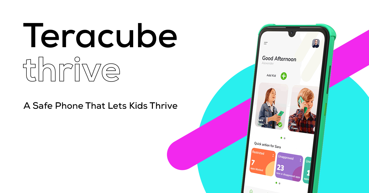 Teracube Thrive: A safe phone for kids | Indiegogo