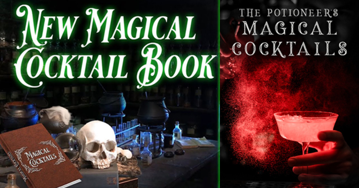 Cocktail Book that looks like REAL Magic | Indiegogo