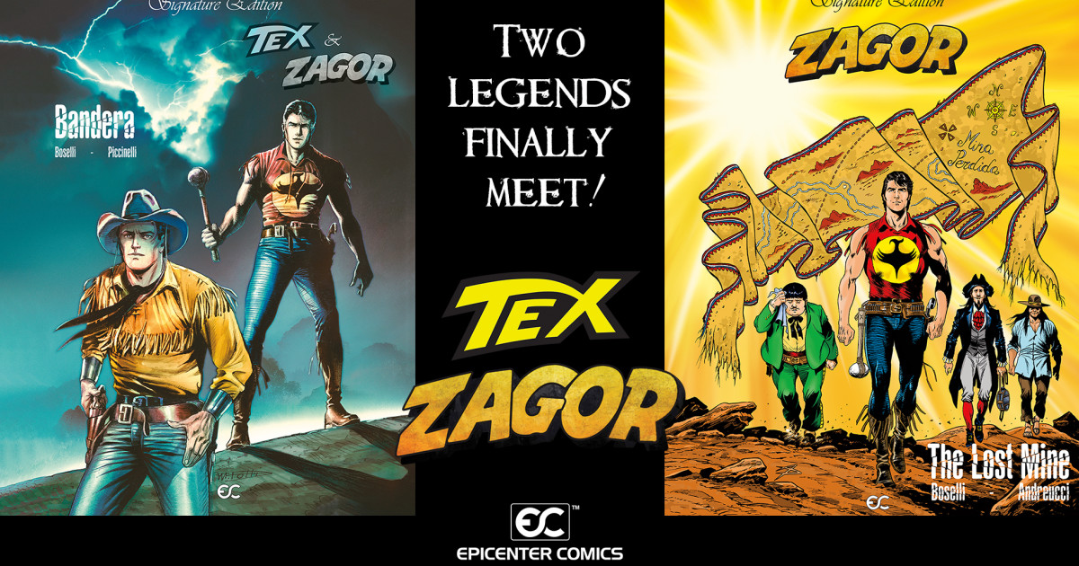 TEX & ZAGOR: BANDERA, ZAGOR: THE LOST MINE books | Indiegogo