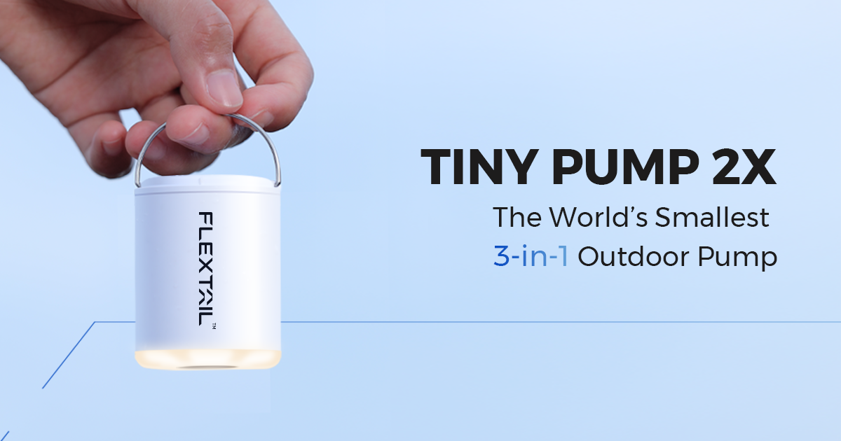 TINY PUMP 2X: Ultimate 3-in-1 Mini Outdoor Pump | Indiegogo