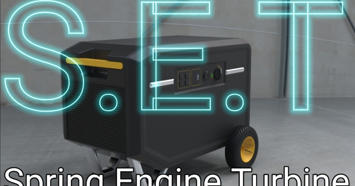NEW Spring Engine Turbine | Indiegogo