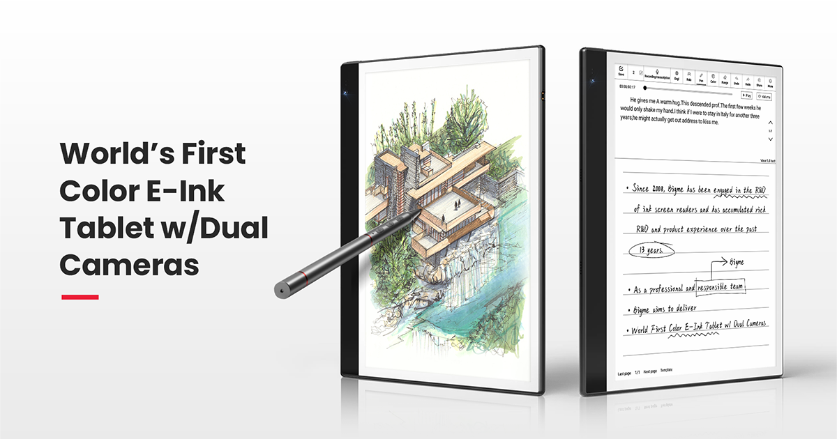Bigme, World’s First Color E-Ink Tablet w Cameras | Indiegogo Bigme, World’s First Color E-Ink Tablet w Cameras | Indiegogo