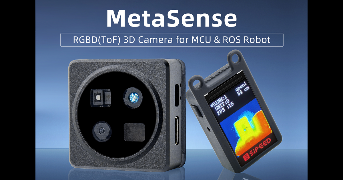 Metasense Rgbd Tof 3d Camera For Mcu And Ros Robot Indiegogo