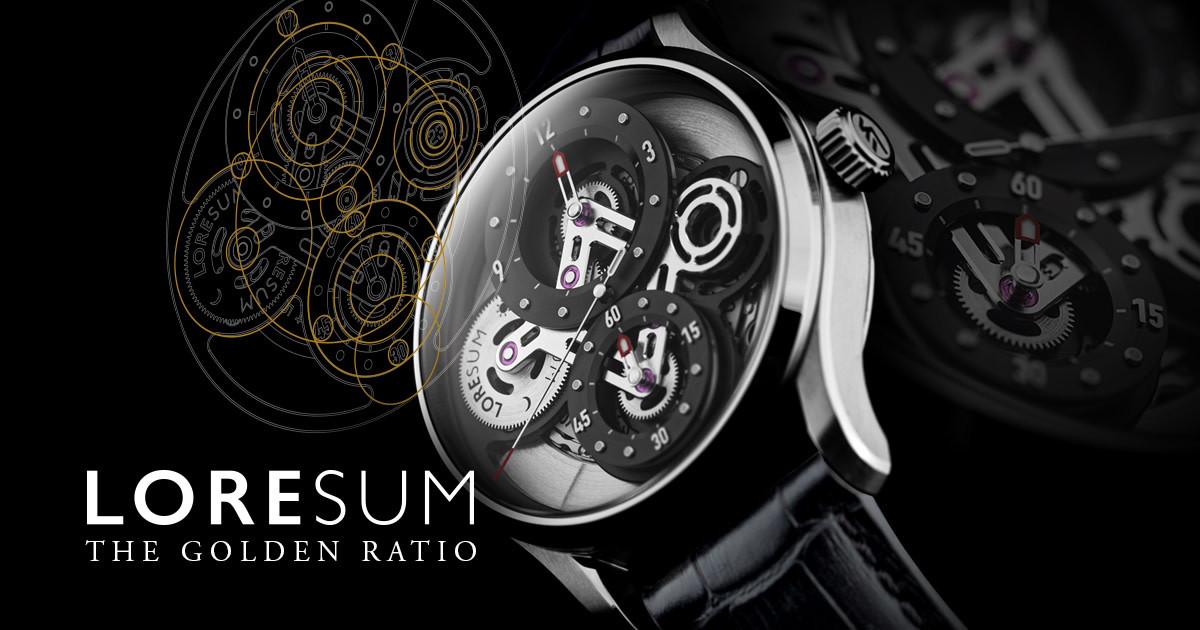 LORESUM LS02 The Mechanical ‘Golden Ratio’ Watch | Indiegogo