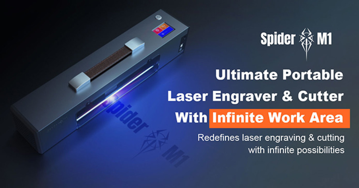 Spider M1: Laser Engraver & Cutter with Infinite | Indiegogo