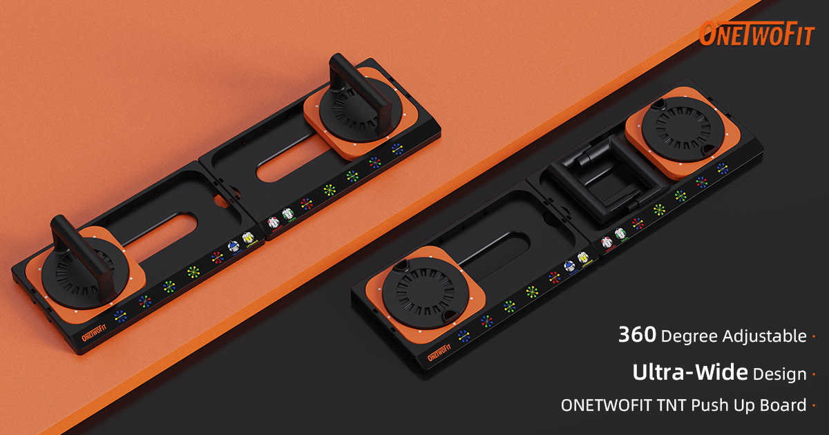 ONETWOFIT 360 Degree Adjustable TNT Push Up Board | Indiegogo