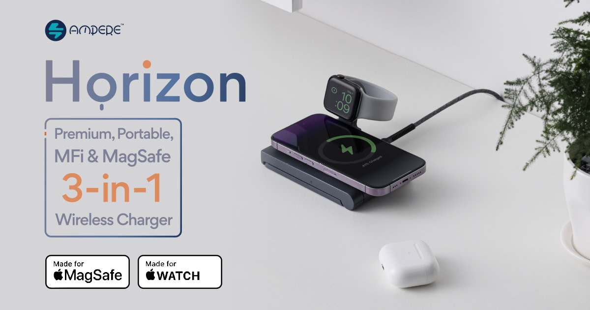 Horizon: MFi & MagSafe 3-in-1 Wireless Charger | Indiegogo