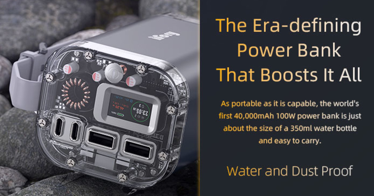 Era-defining 40,000 mAh Power Bank Boosts It All | Indiegogo