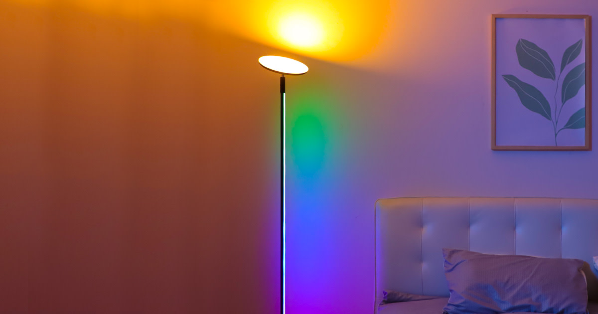 Outon S1-Smart Floor Lamp with Uplight&RGB Column | Indiegogo