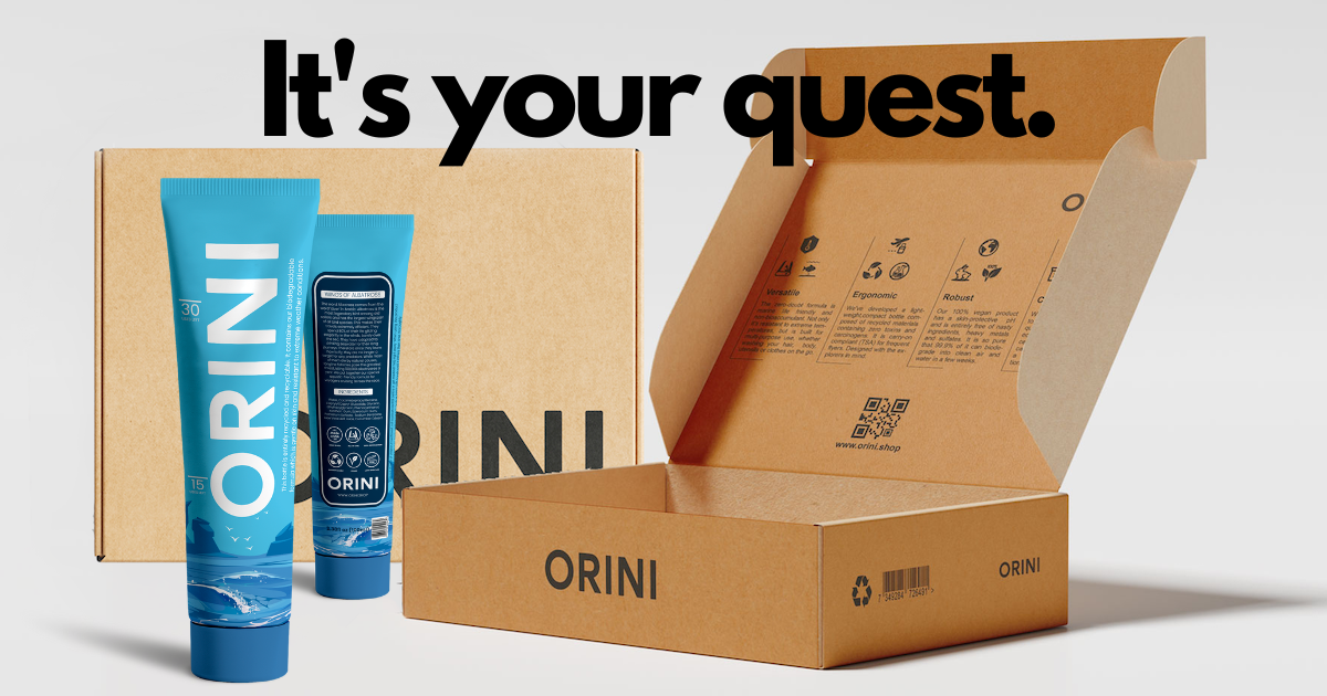 ORINI | Liquid hygiene for adventurers | Indiegogo