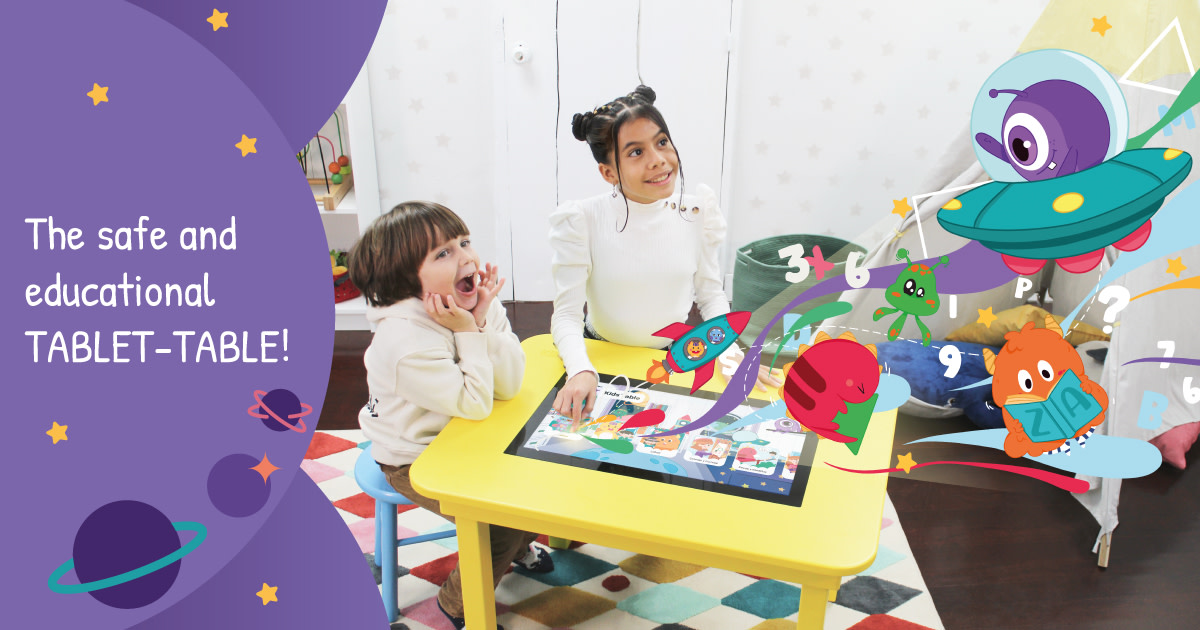KIDS'TABLE: the safe and educational tablet-table | Indiegogo