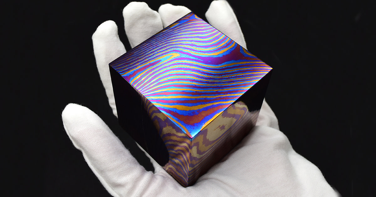 Mesmerizing Beauty of Damascus Titanium | Indiegogo