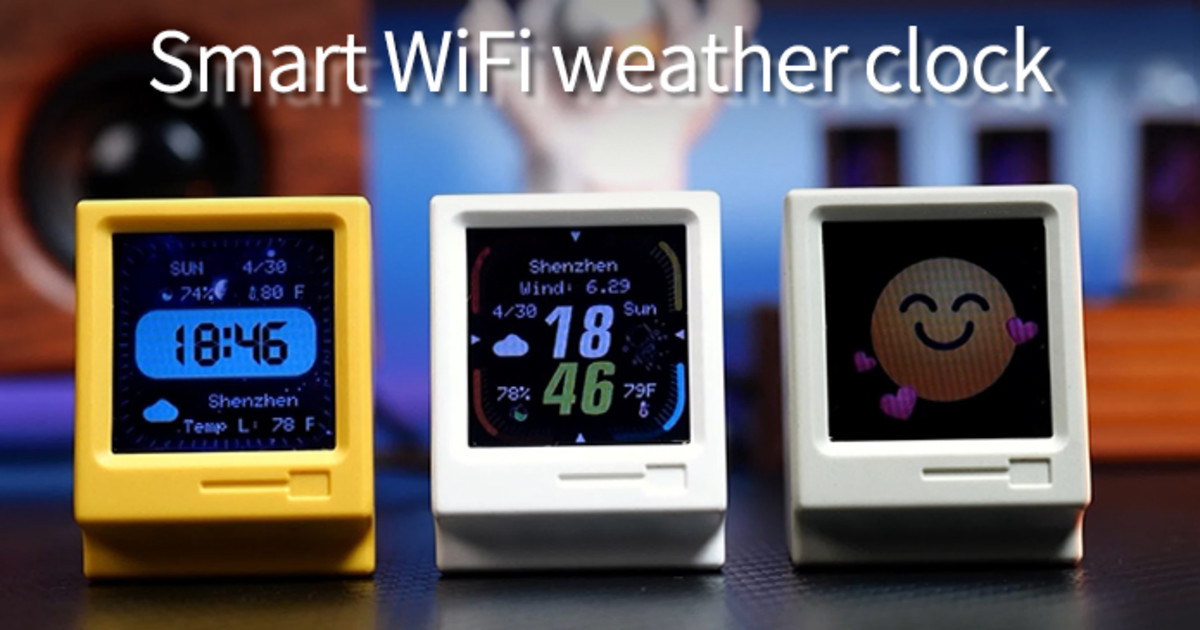 WIFI real-time weather clock 1 | Indiegogo