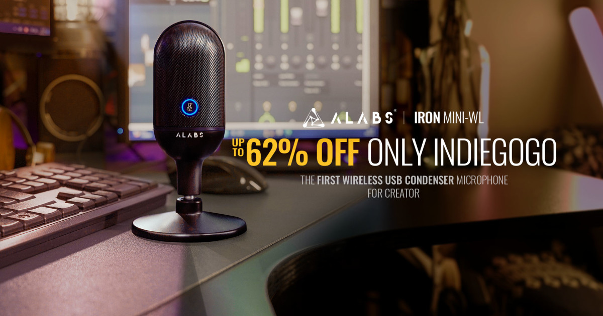 ALABS THE FIRST DESKTOP WIRELESS USB CONDENSER MIC | Indiegogo