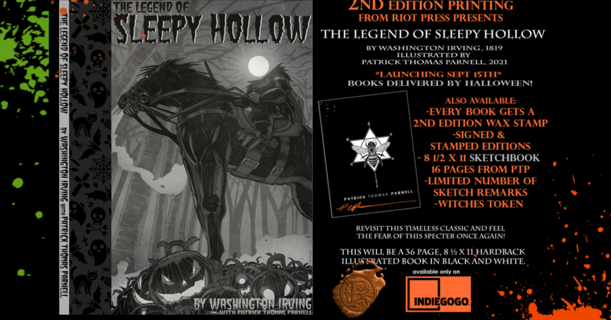 LEGEND OF SLEEPY HOLLOW 2nd Edition by RIOT PRESS | Indiegogo