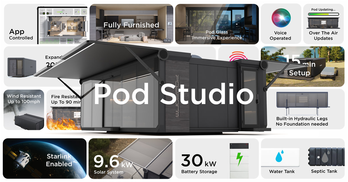 Pod Studio - A Futuristic Glamping Experience! | Indiegogo