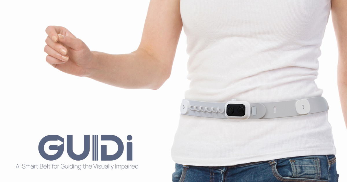 GUIDi - AI Smart Belt for the Visually Impaired | Indiegogo