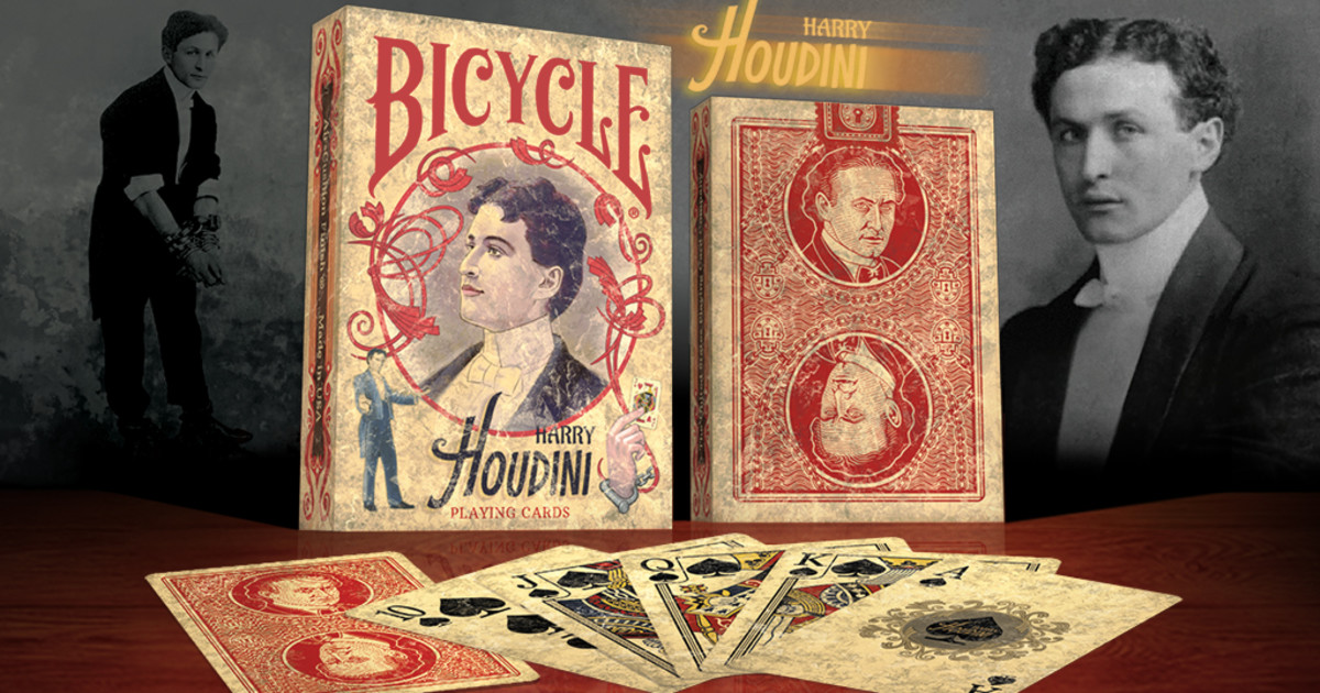 Bicycle Harry Houdini Playing Cards | Indiegogo