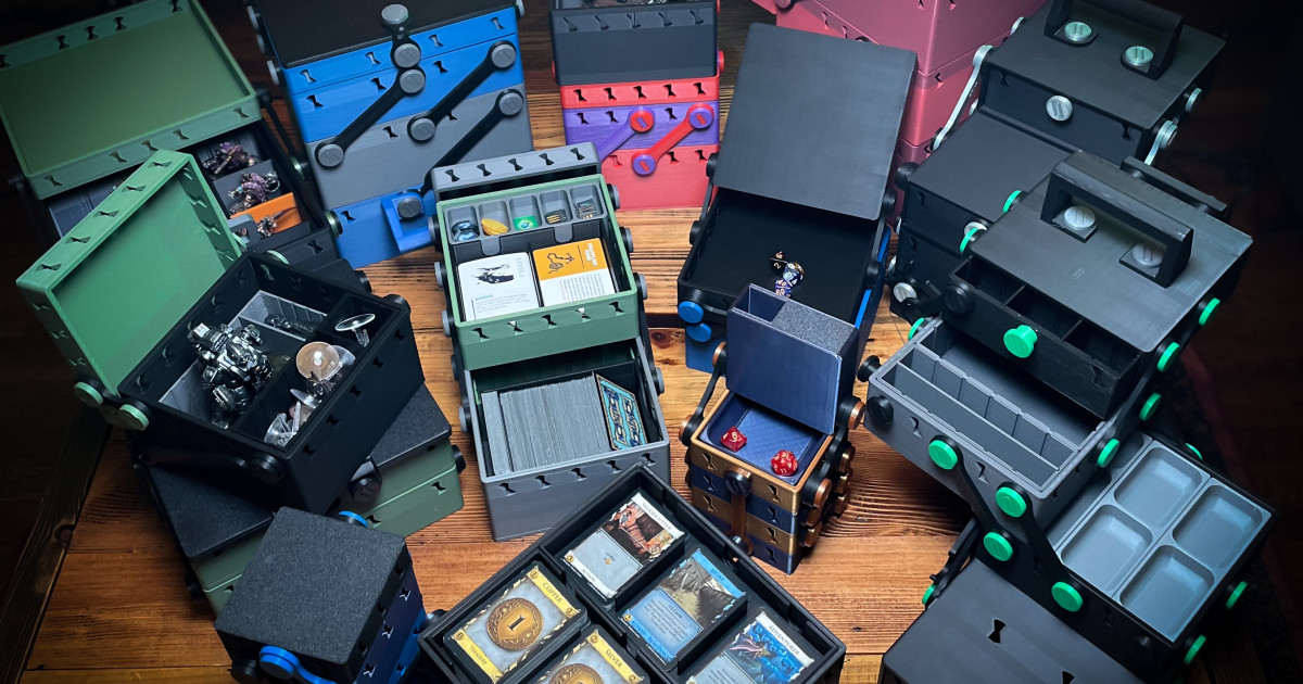 Modi Boxi: 3D printable storage for gamers | Indiegogo