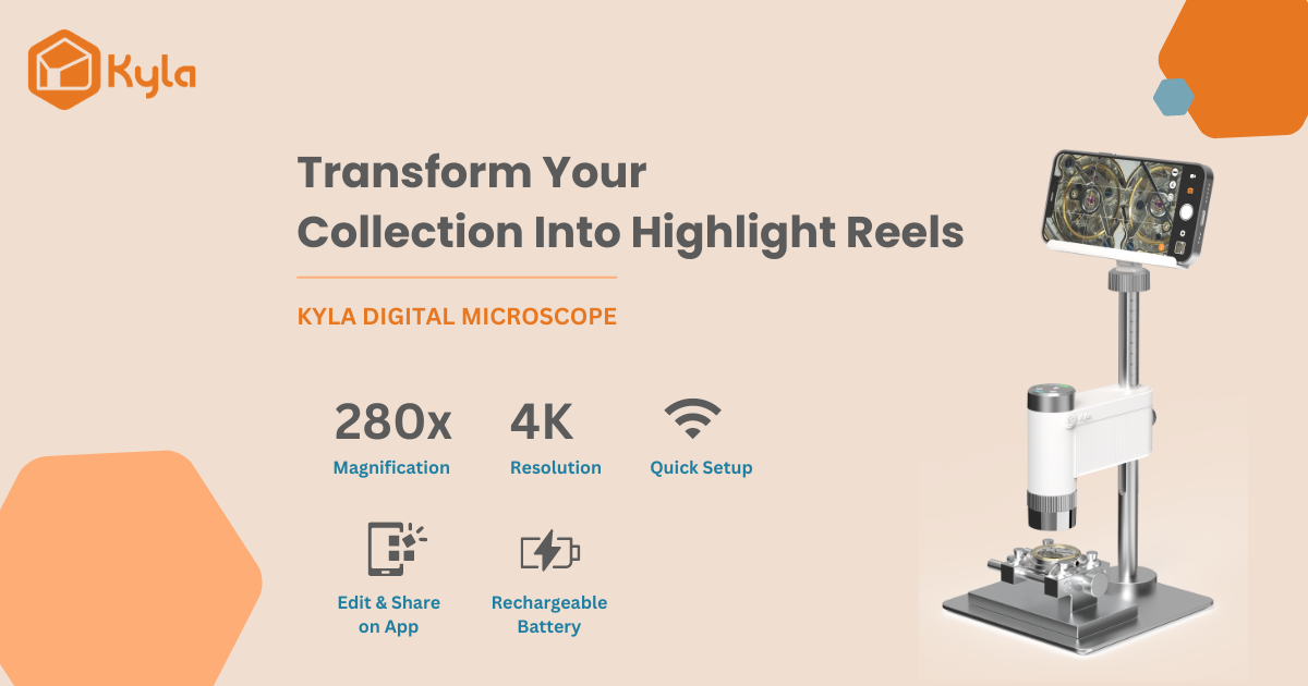 Kyla Microscope: Magnify Your Hobby! | Indiegogo