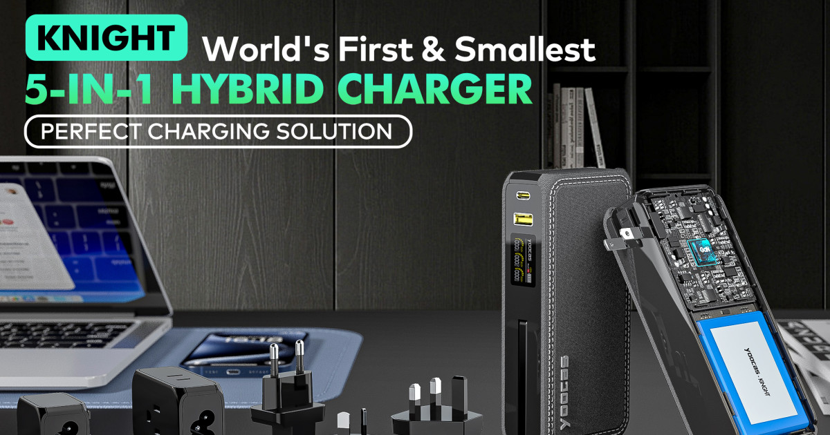 KNIGHT: World's First 120&65W 5in1 Hybrid Charger | Indiegogo