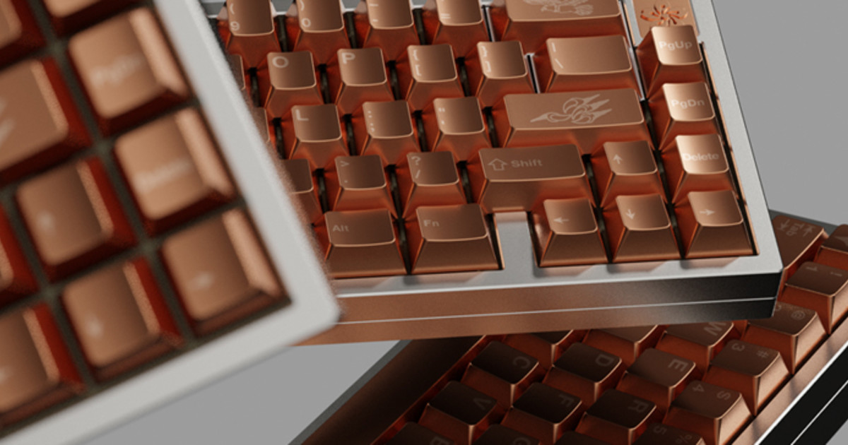 Awekeys Full Metal Keycaps Set: Copper Eagle | Indiegogo