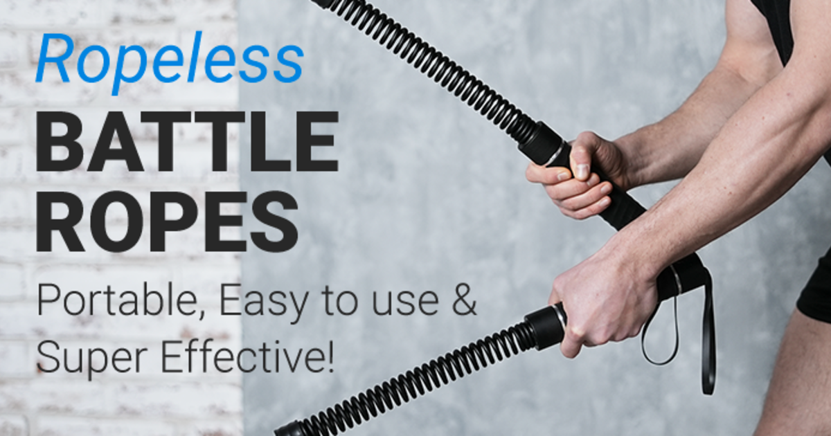 World's 1st Ropeless Battle Ropes | Indiegogo