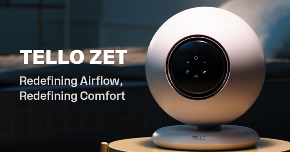 Jet Engine Inspired: TELLO ZET Dual Fan Power | Indiegogo