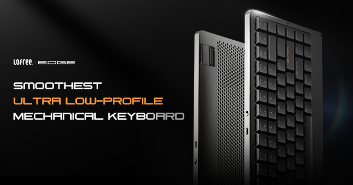 Lofree EDGE, Smoothest Ultra Low-Profile Keyboard | Indiegogo