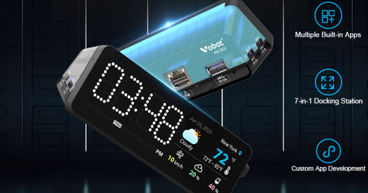 Mini Dock: Dock with Screen & Built-in Apps | Indiegogo