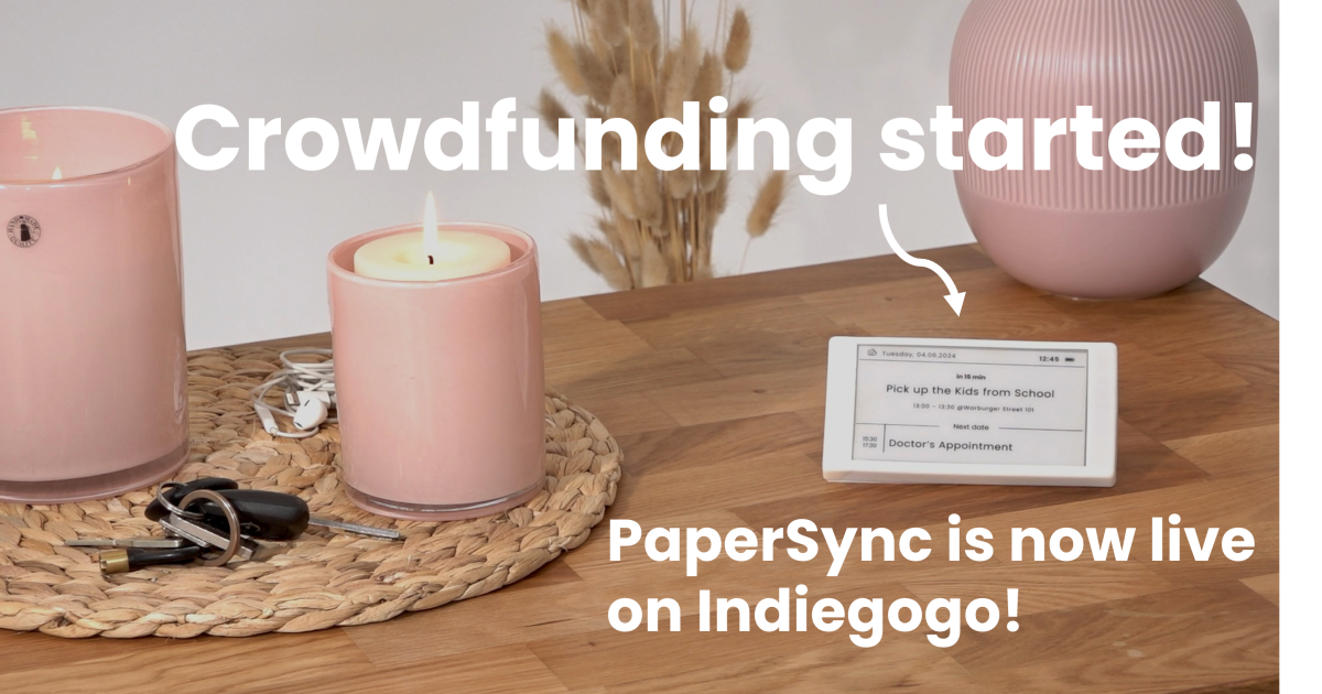 PaperSync: Bring your digital calendars to life. | Indiegogo