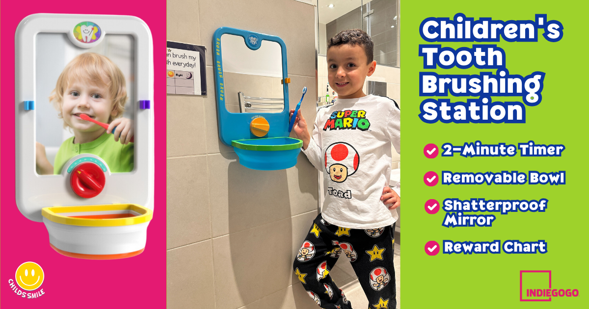 Children's Tooth Brushing Station: Fun Oral Care | Indiegogo
