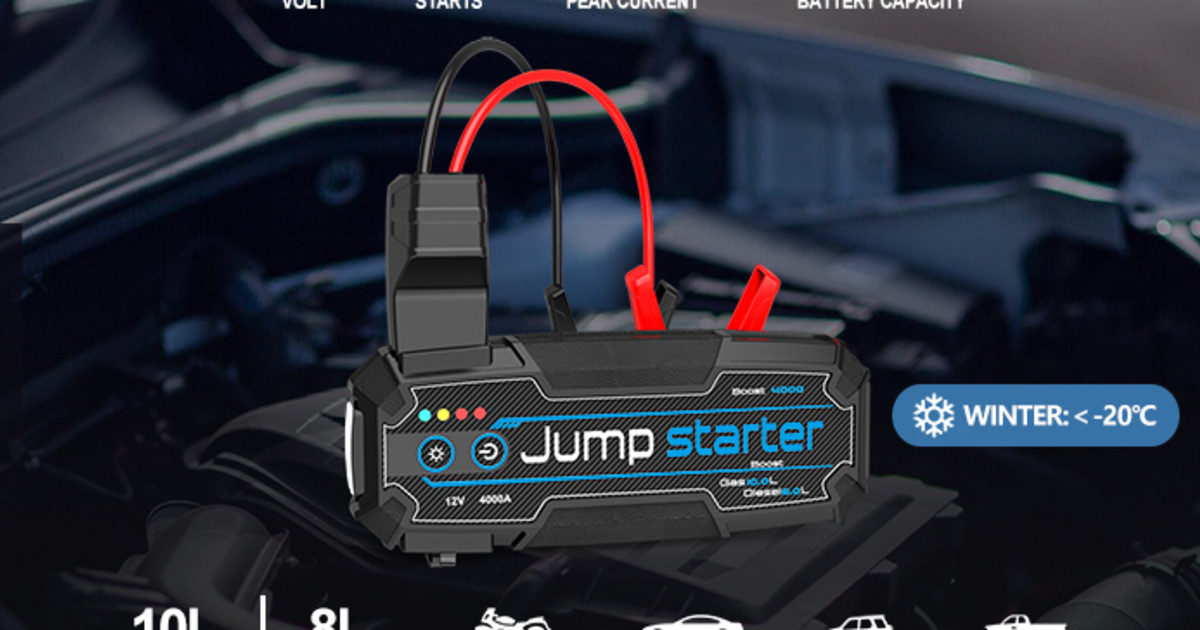 Aligoo Boost: 4000A SuperSafe Car Jump Starter | Indiegogo