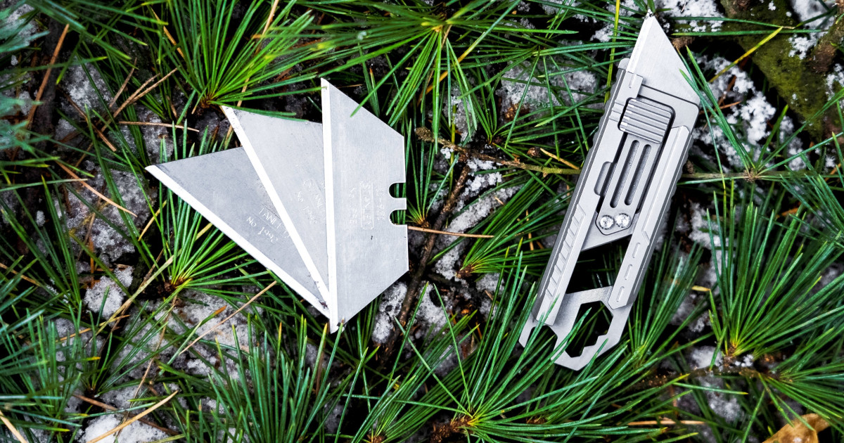 EdgePro-Titanium Cutter with Trapezoid Blade | Indiegogo