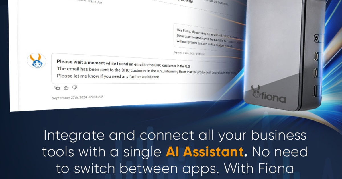 Fiona: Execute Tasks Seamlessly Across Your Apps | Indiegogo