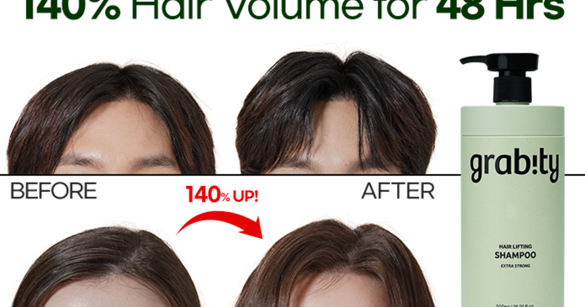Grabity: Instant Volume Shampoo | Indiegogo