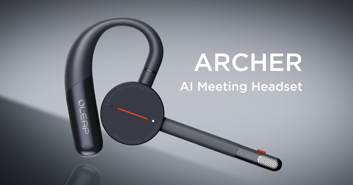 Oleap Archer Headset: Record,Transcribe,Summarize | Indiegogo Oleap Archer Headset: Record,Transcribe,Summarize | Indiegogo