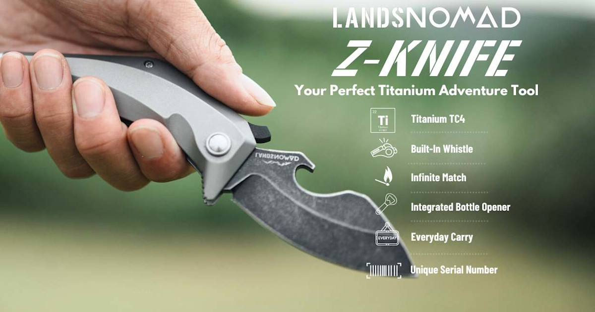 ZKnife -Your Titanium Survival knife for Adventure | Indiegogo