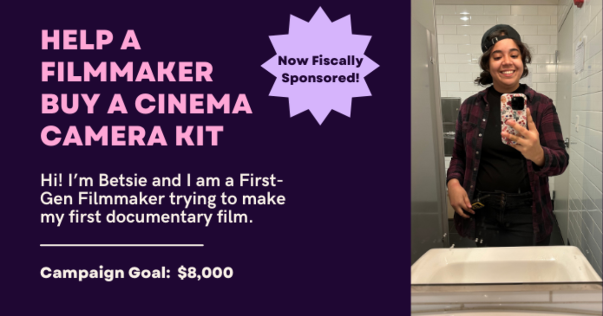 Help a First-Gen Filmmaker buy a Cinema Camera Kit | Indiegogo